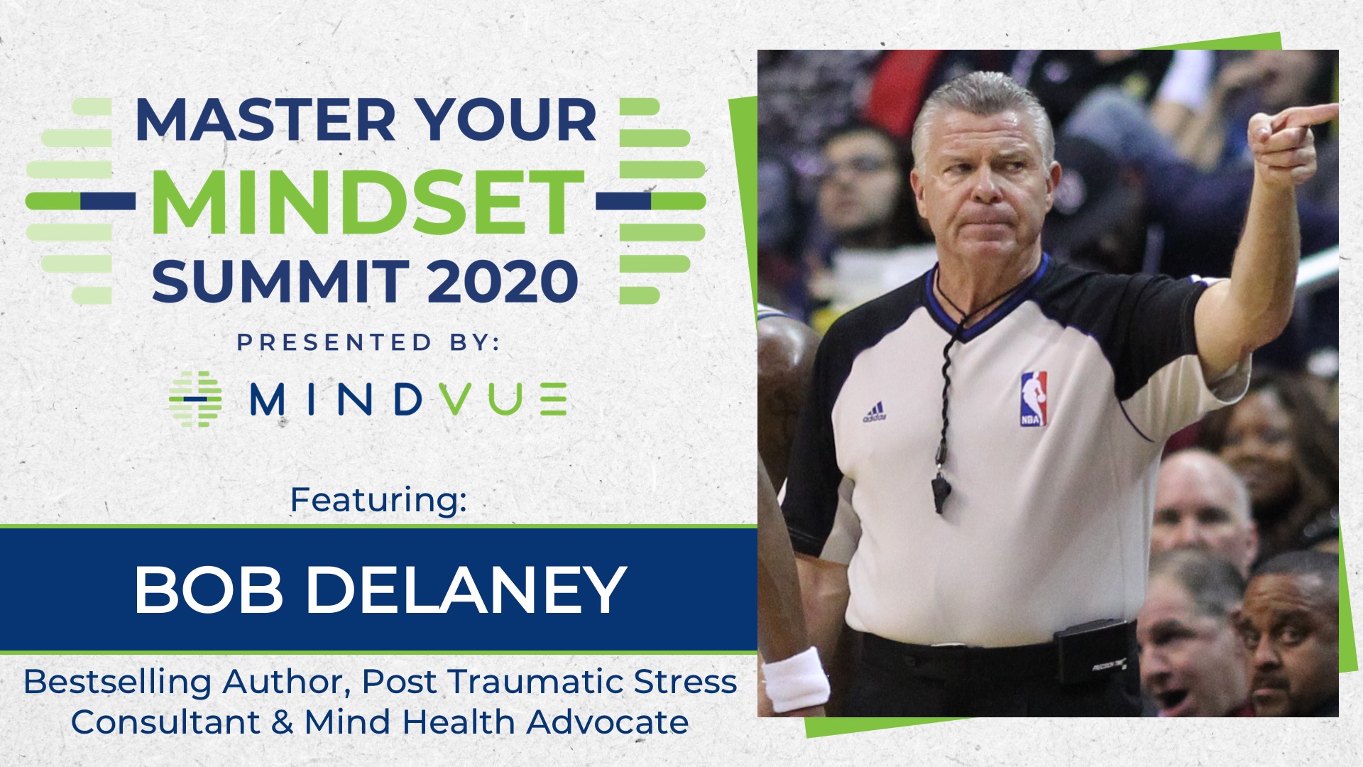 Master Your Mindset Summit 2020, Bob Delaney | New Jersey City University